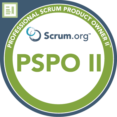 Professional Scrum Product Owner™ -Advanced | PSPO II certification